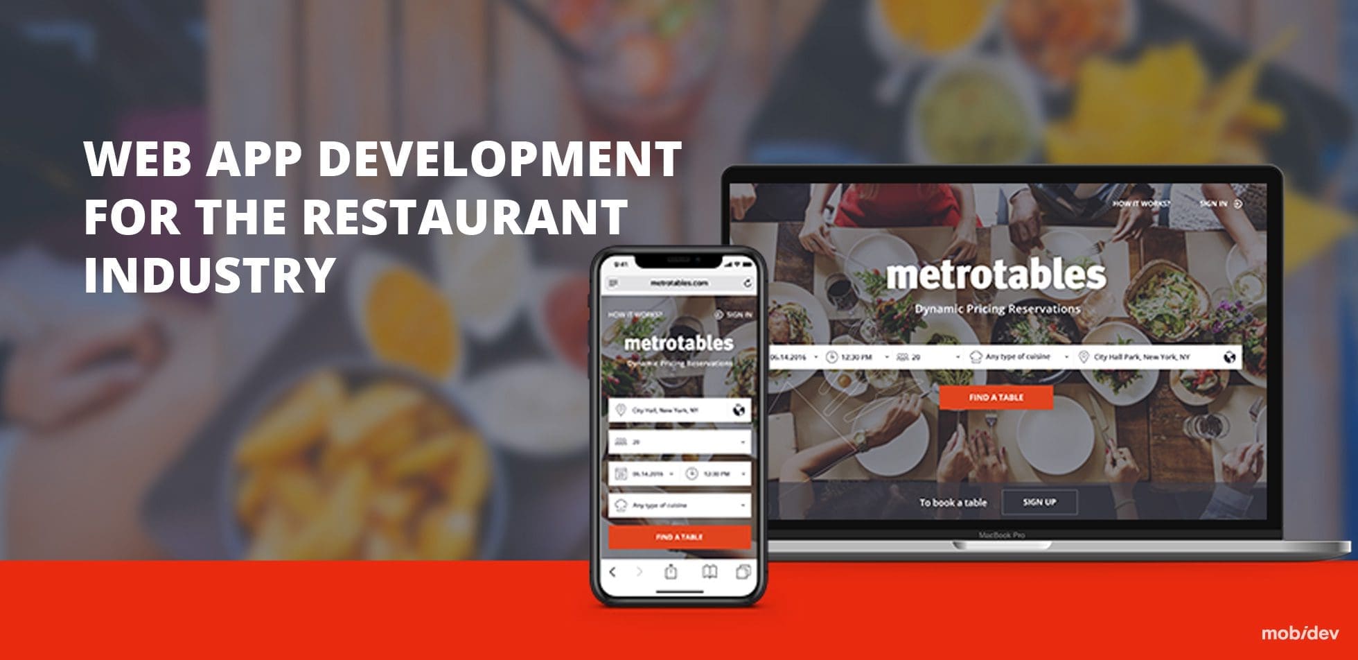 Web App Development for the Restaurant Industry - MobiDev