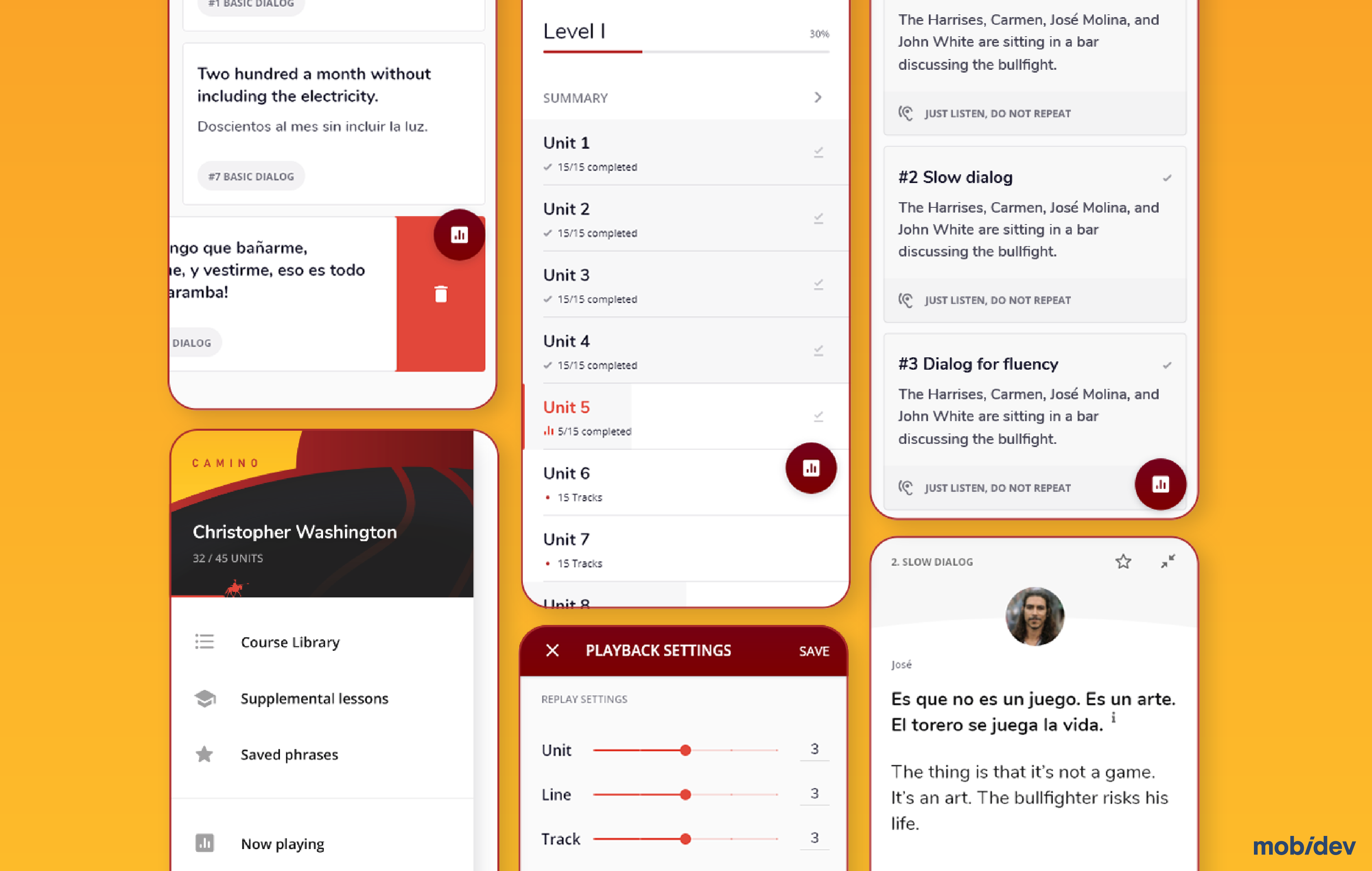 Developing A Flutter Based Mobile Education App For A Language Learning